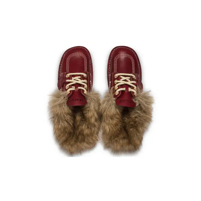 MAINS x Kickers Kick Mule Dark Red | The Sole Supplier