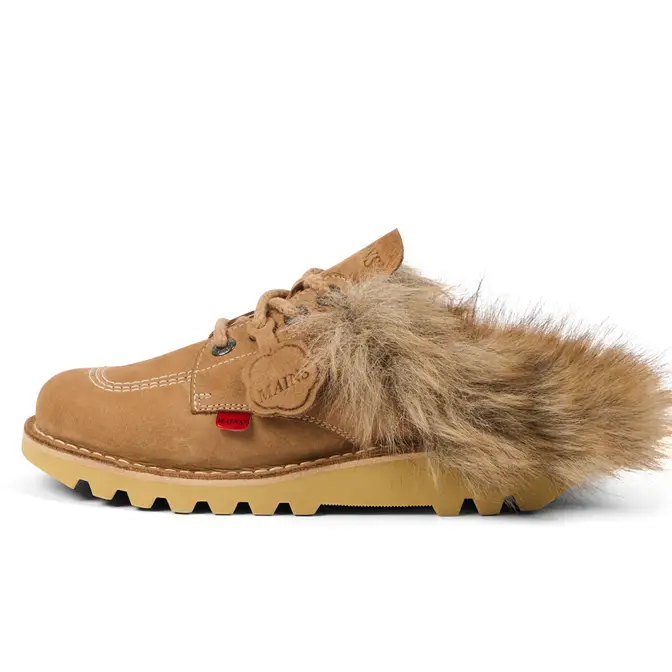 MAINS x Kickers Kick Mule Tan Nubuck | The Sole Supplier