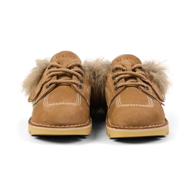 MAINS x Kickers Kick Mule Tan Nubuck | The Sole Supplier