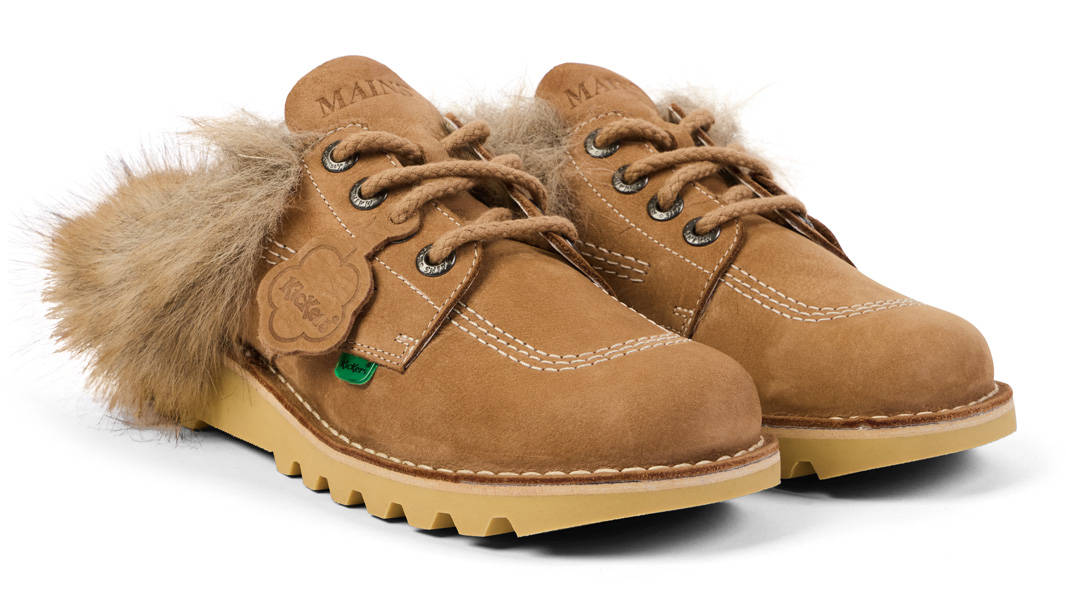 MAINS x Kickers Kick Mule Tan Nubuck | The Sole Supplier