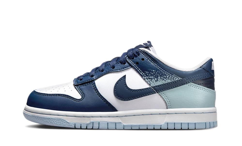 Nike Dunk Low GS Blue Splatter | IB7687-100 | The Sole Supplier