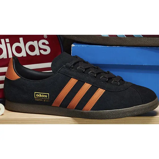 size? x adidas Trimm Star Black Orange | Where To Buy | The Sole Supplier