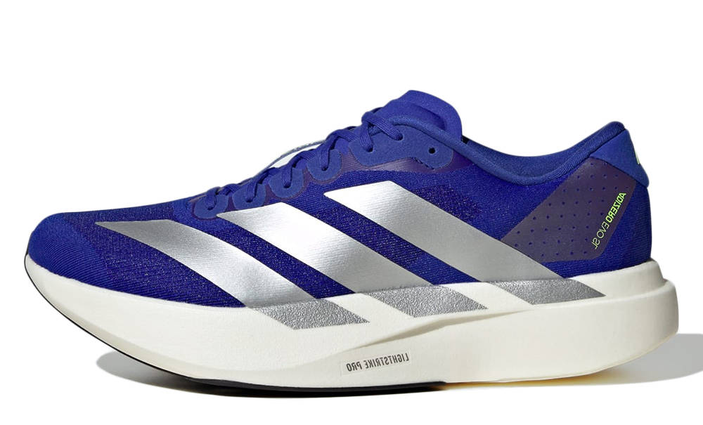 adidas Adizero EVO SL Lucid Blue Silver | JR3417 | The Sole Supplier