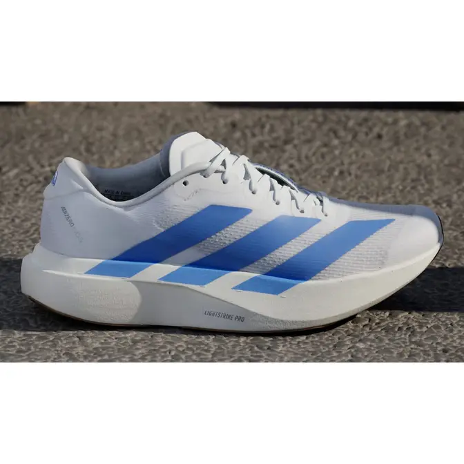 adidas Adizero Evo SL White Blue Fusion Womens | JS4454 | The Sole Supplier