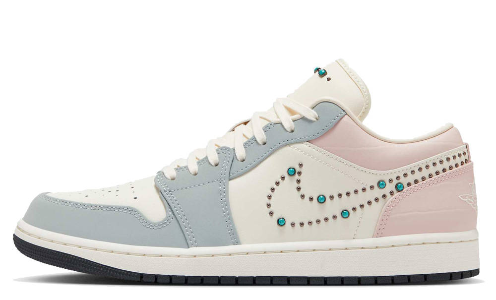 Air Jordan 1 Low Turquoise Gem Swoosh | IH7319-001 | The Sole Supplier