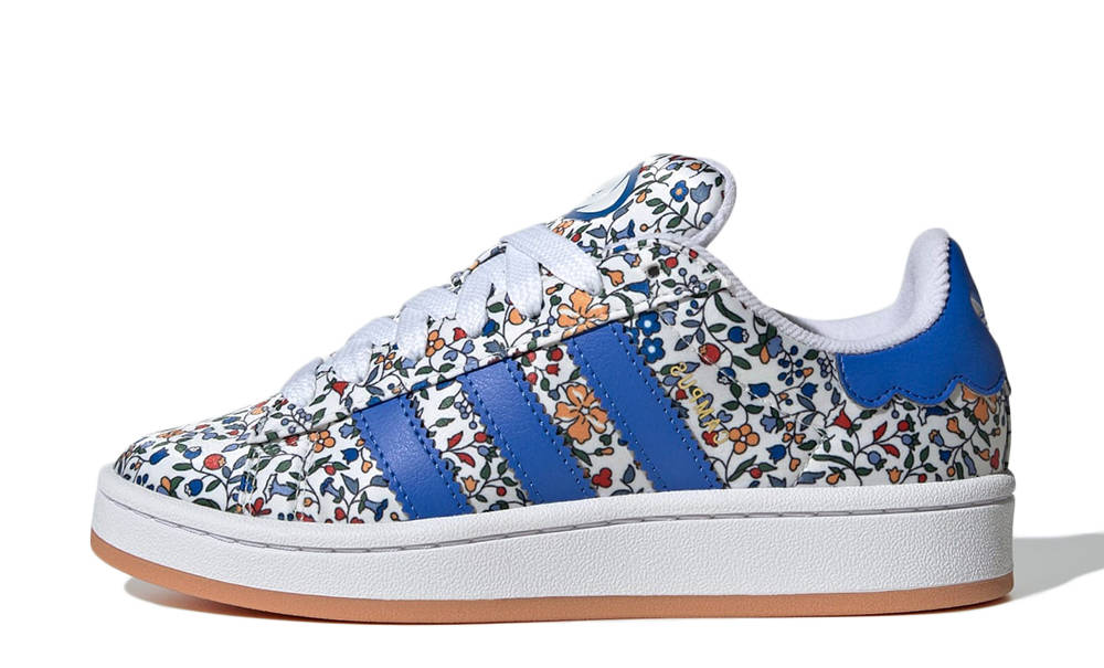 Liberty London Adidas Floral Blue Sneakers | The Sole Supplier