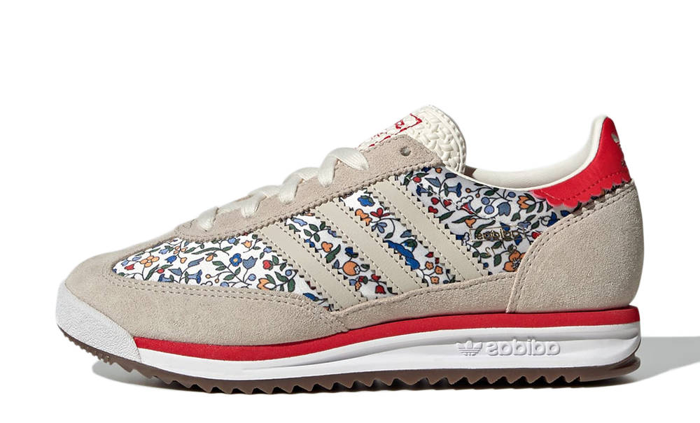 Liberty London x adidas SL 72 RS GS Floral White Bliss | JQ8404 | The ...