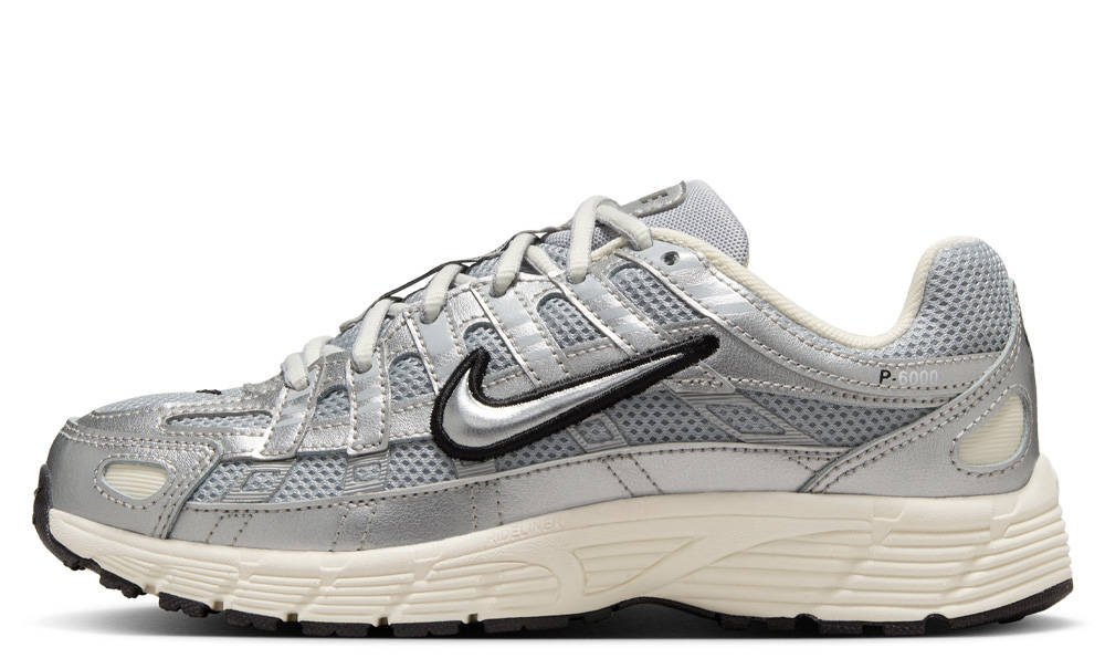 Nike P-6000 GS Metallic Silver Black | HV5064-006 | The Sole Supplier