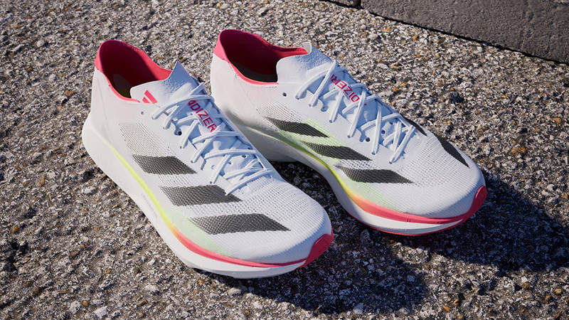 adidas Adizero Takumi Sen 10 Cloud White Lucid Red | IH5712 | The Sole ...