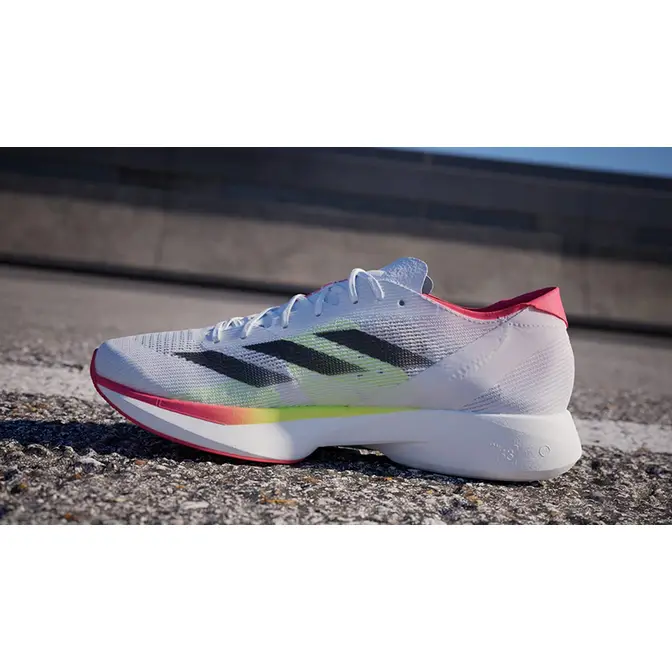adidas Adizero Takumi Sen 10 Cloud White Lucid Red | IH5712 | The Sole ...