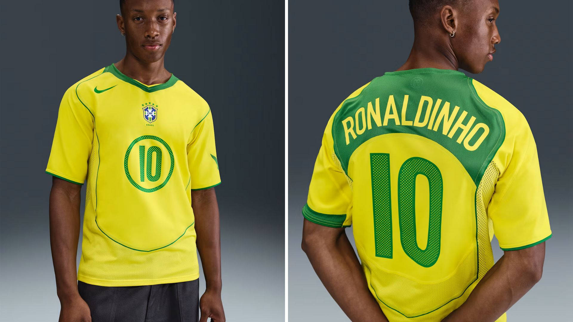 Nike Are Bringing Back The Legendary 2004 Brazil Total 90 Kit