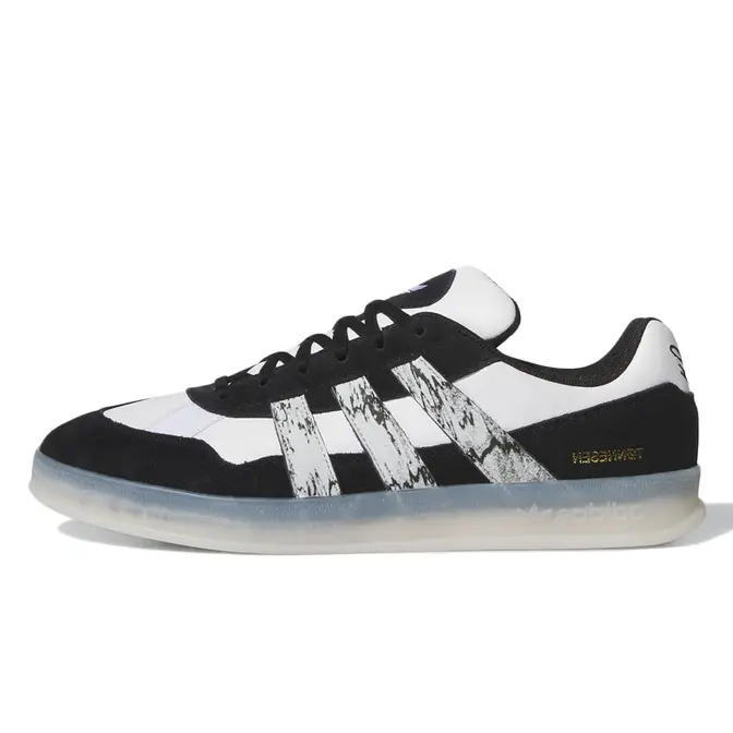 addias Aloha Super Black White | JR7101 | The Sole Supplier