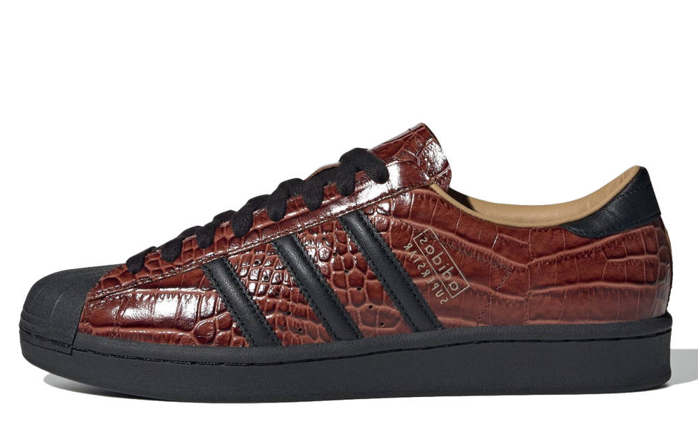 adidas Superstar Vintage Croc Fox Brown | JQ3258 | The Sole Supplier