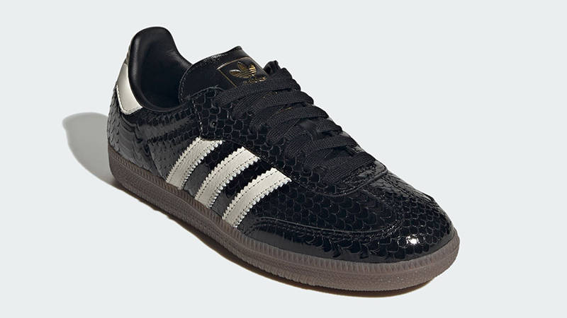 adidas Samba Patent Snakeskin Black | IH9015 | The Sole Supplier