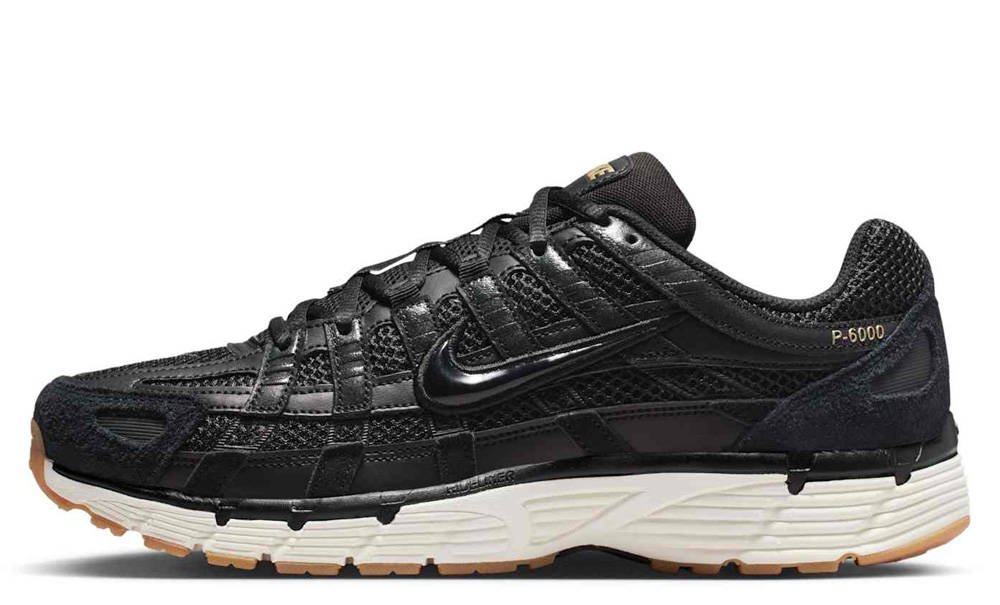 Nike P-6000 Suede Black Metallic Gold Grain | HF0015-001 | The Sole ...