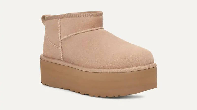 UGG Classic Ultra Mini Platform Boot Sand | 1135092-SAND | The Sole ...