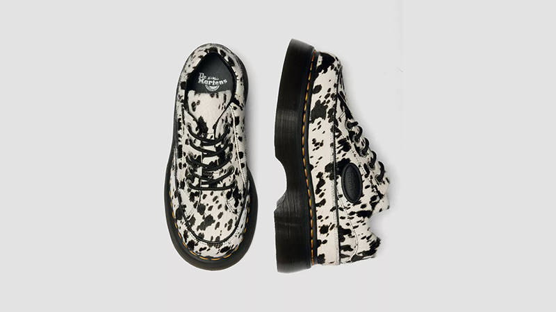 Dr. Martens Buzz 5-Eye Dalmatian Hair | 42846100 | The Sole Supplier