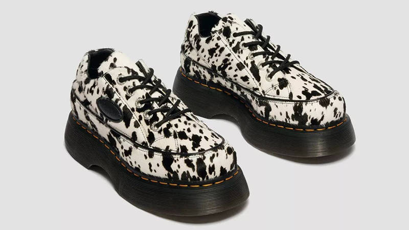 Dr. Martens Buzz 5-Eye Dalmatian Hair | 42846100 | The Sole Supplier