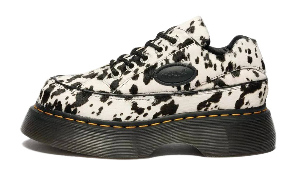 Dr. Martens Buzz 5-Eye Dalmatian Hair | 42846100 | The Sole Supplier